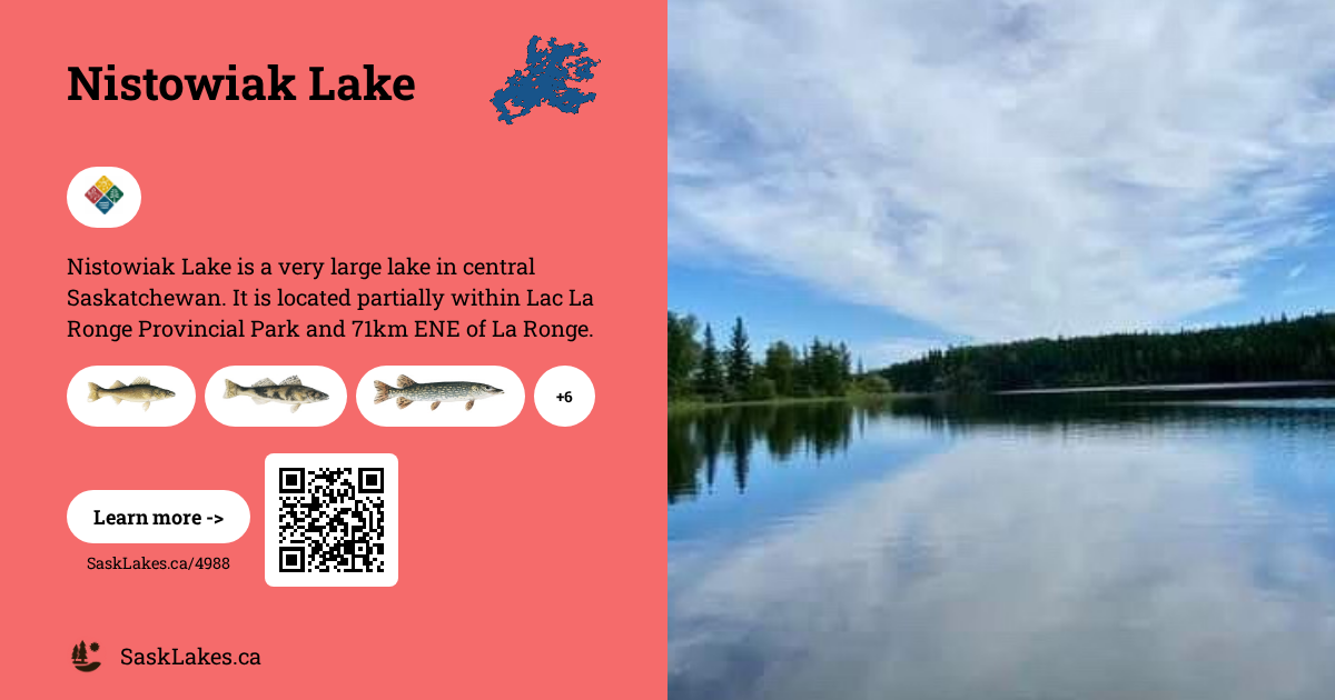 Nistowiak Lake - SaskLakes