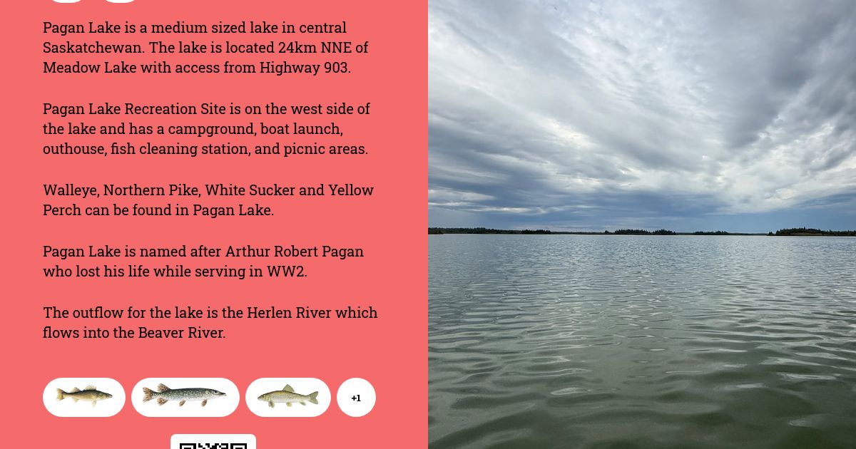 Pagan Lake - SaskLakes