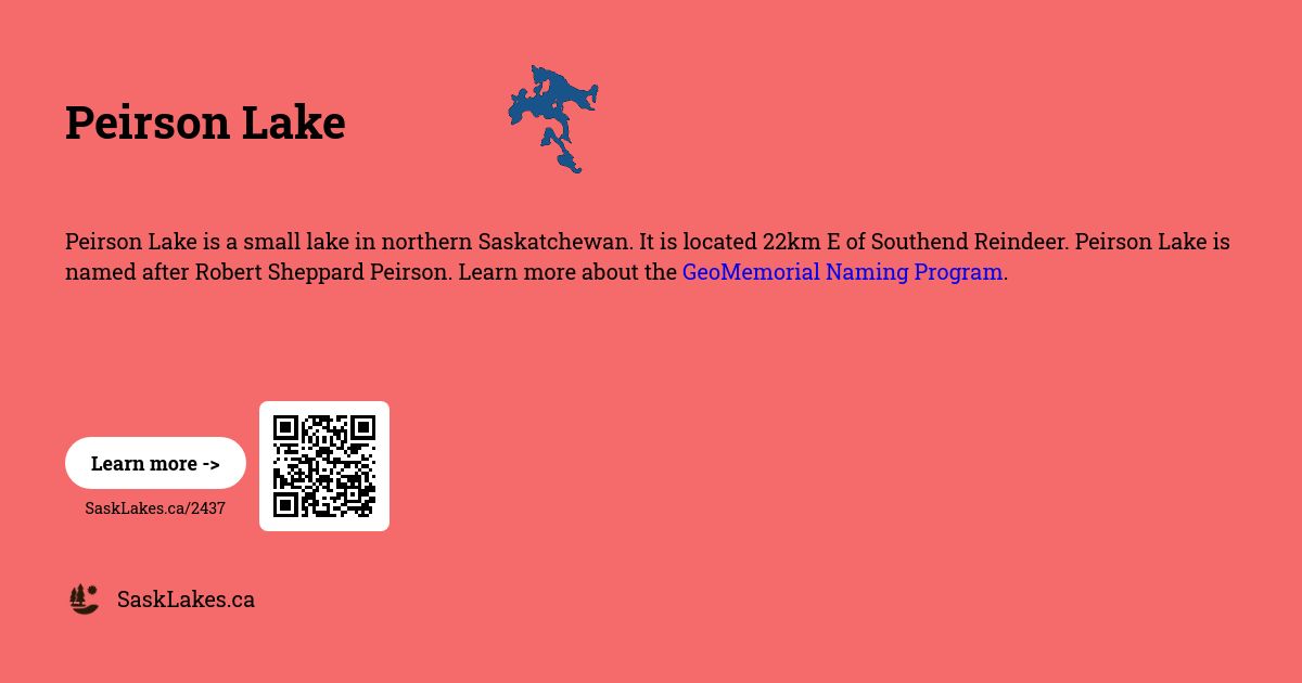Peirson Lake - SaskLakes