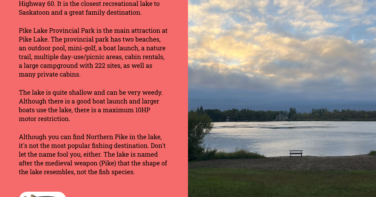 Pike Lake - SaskLakes