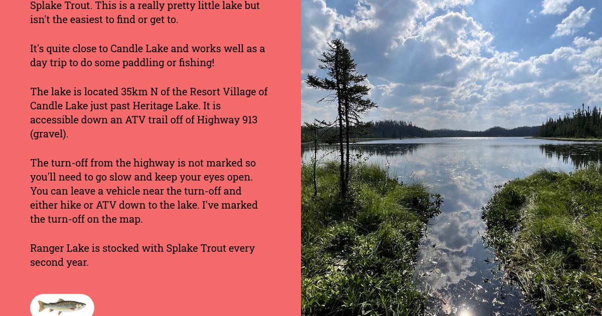 Ranger Lake - SaskLakes
