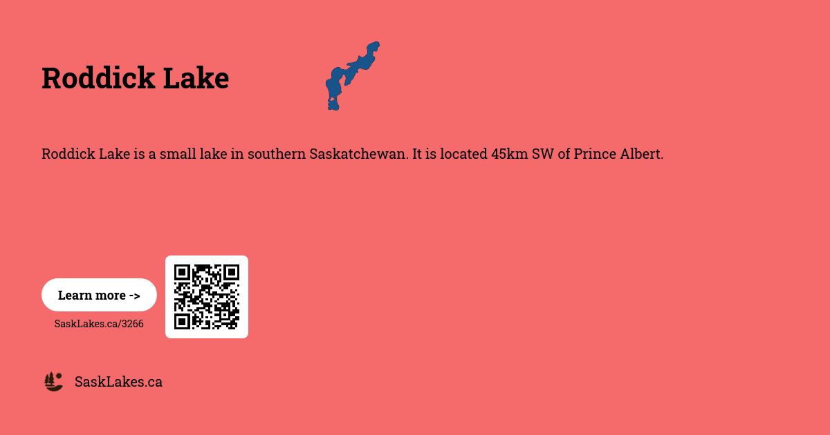 Roddick Lake - SaskLakes