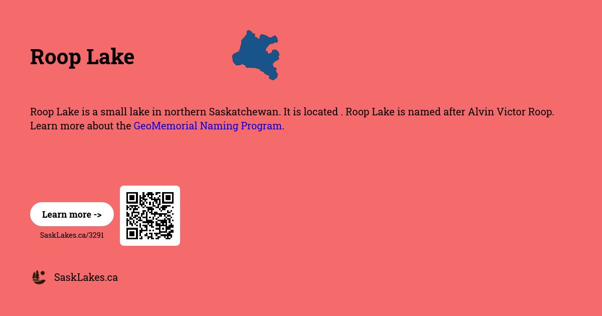 Roop Lake - SaskLakes