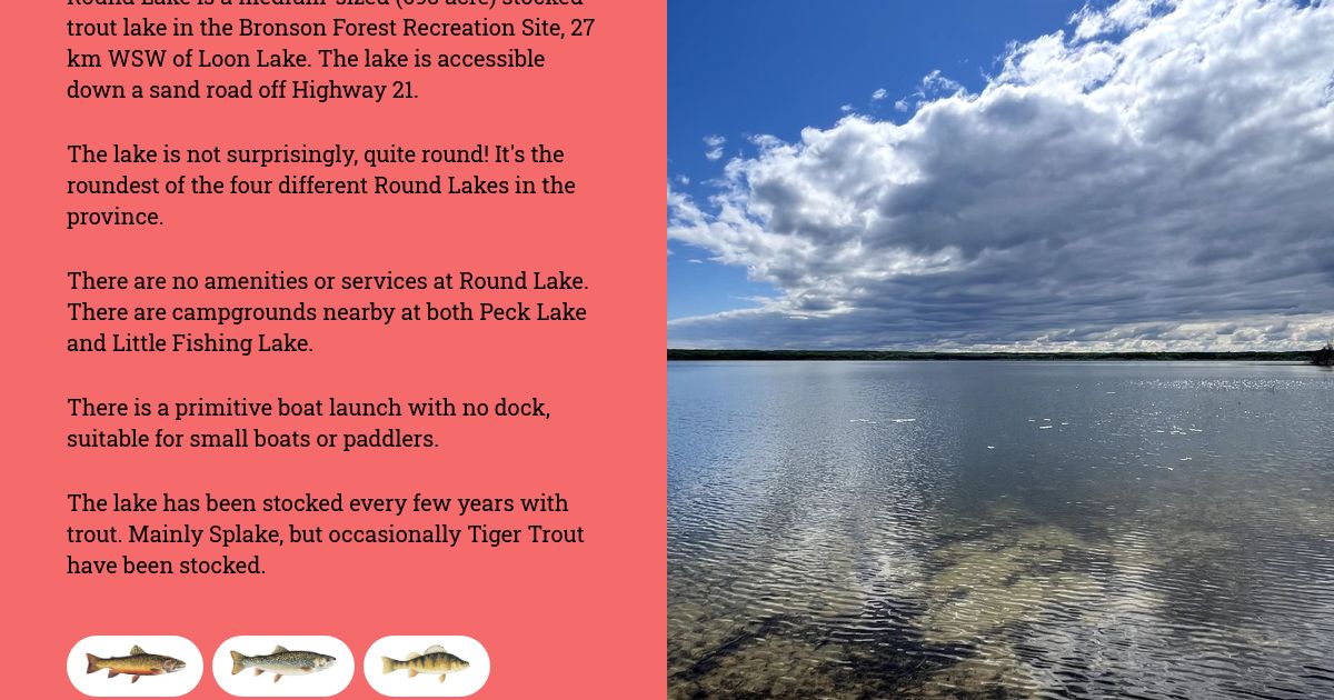 Round Lake - SaskLakes