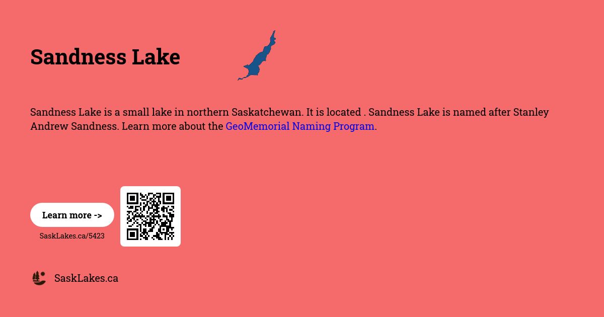 Sandness Lake - SaskLakes