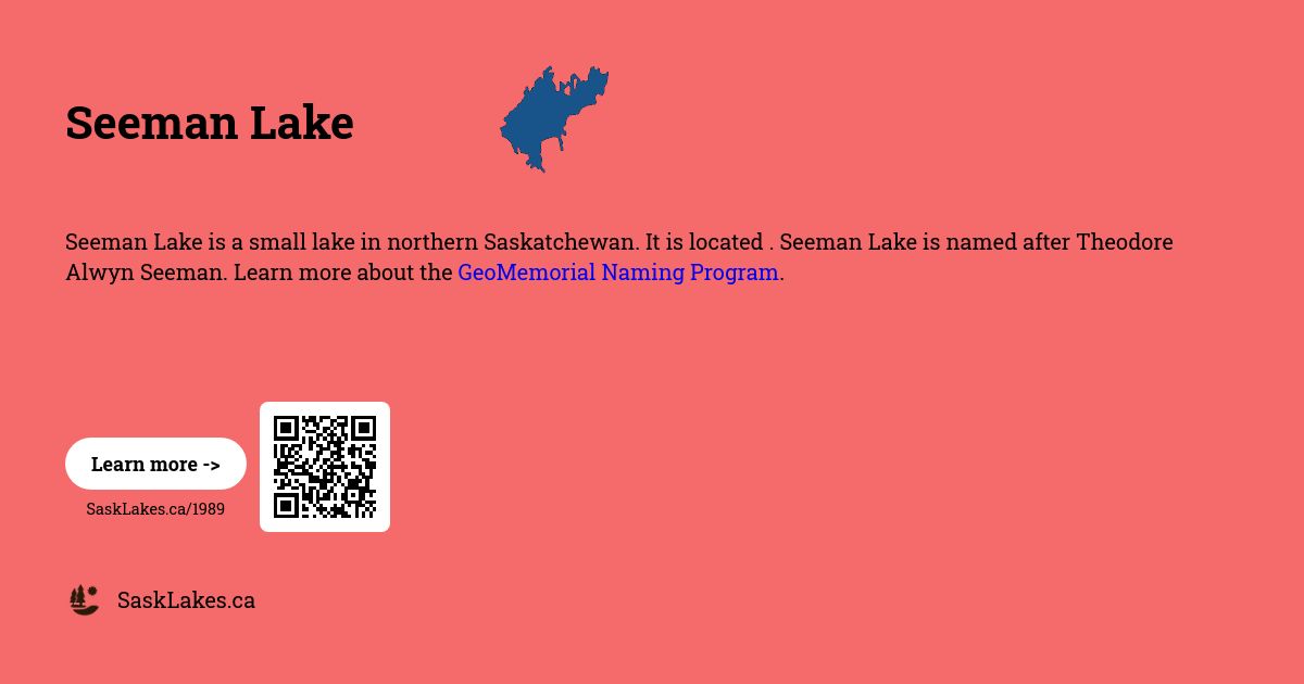 Seeman Lake - SaskLakes