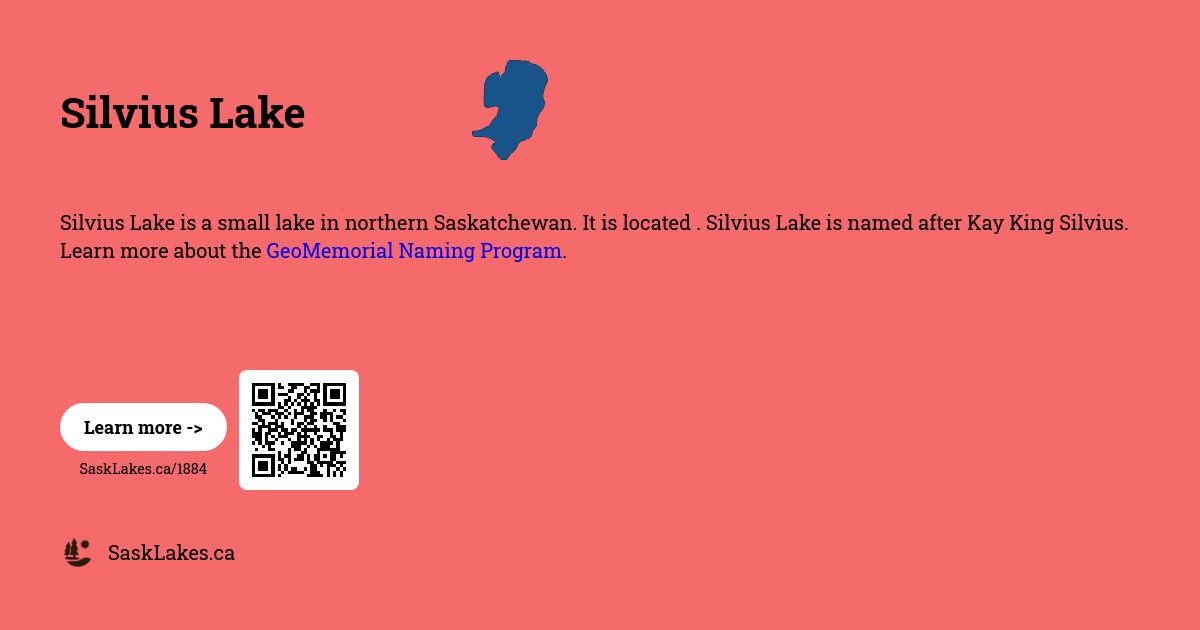 Silvius Lake - SaskLakes