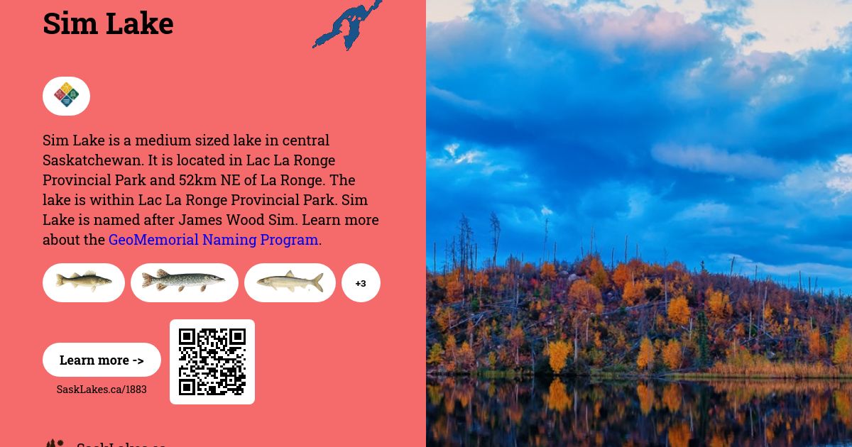 Sim Lake - SaskLakes