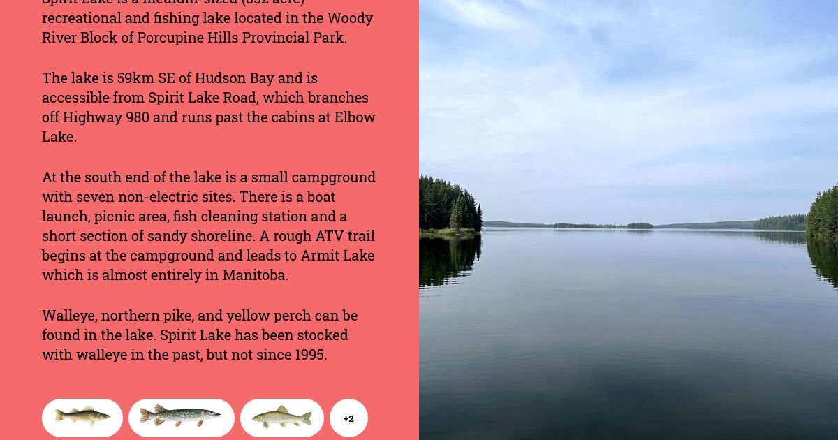 Spirit Lake - SaskLakes