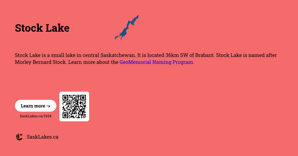 Stock Lake - SaskLakes