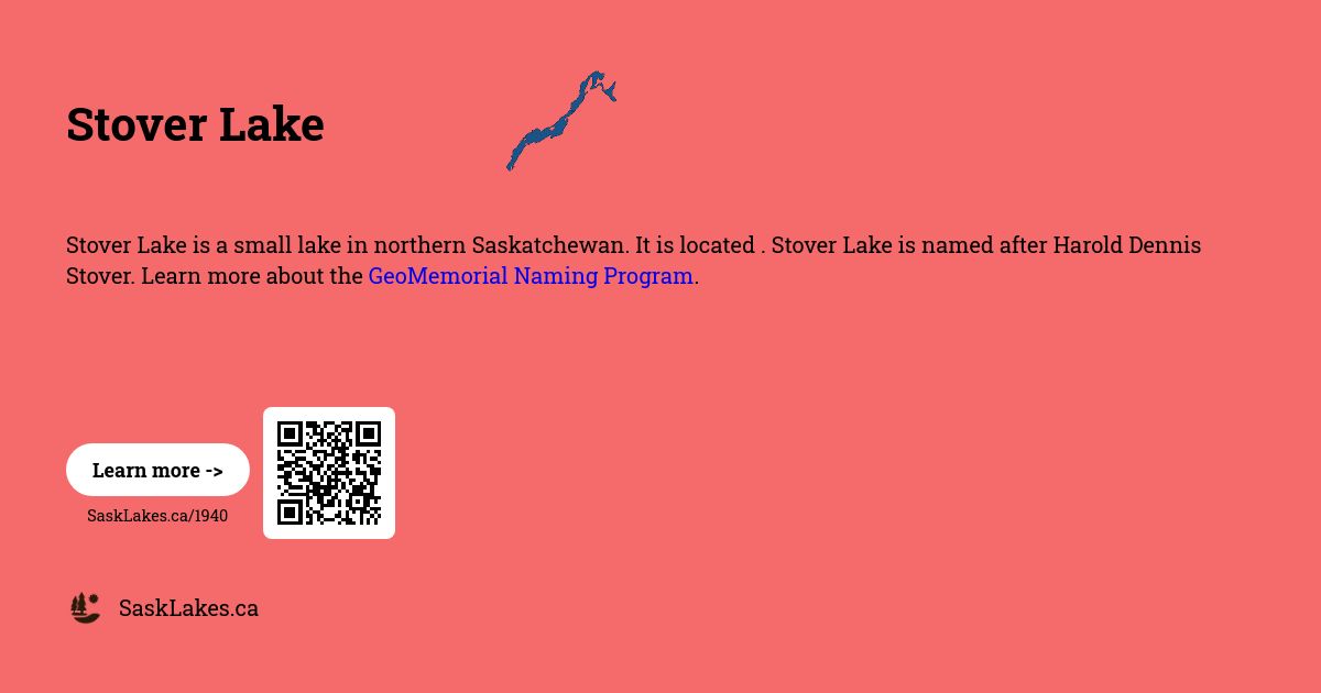 Stover Lake - SaskLakes