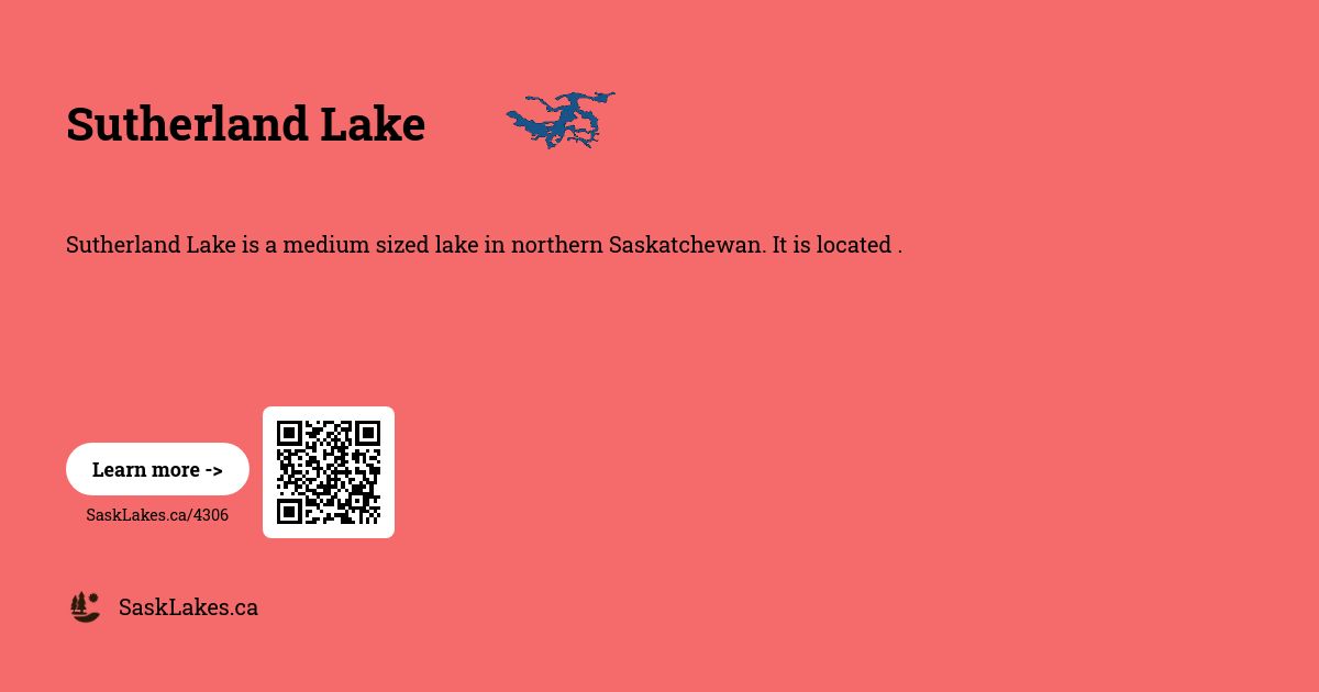 Sutherland Lake - SaskLakes