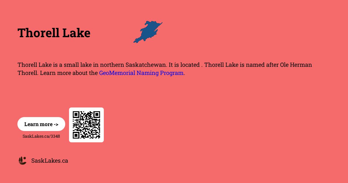 Thorell Lake - SaskLakes