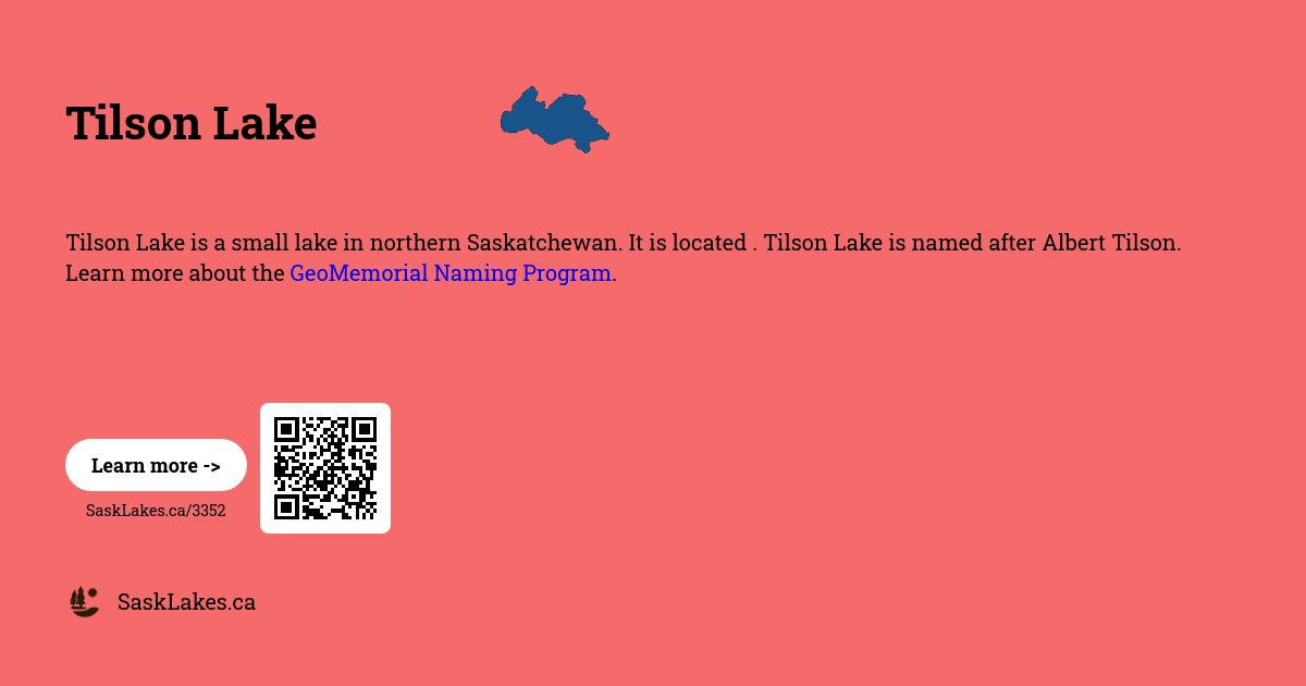 Tilson Lake - SaskLakes