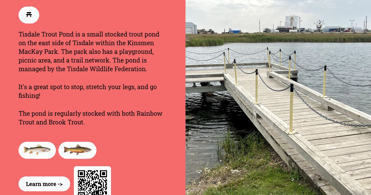 Tisdale Trout Pond - SaskLakes