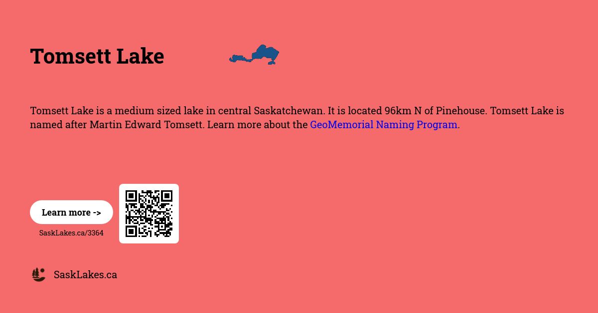 Tomsett Lake - SaskLakes