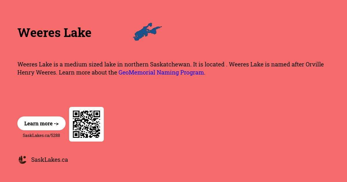 Weeres Lake - SaskLakes