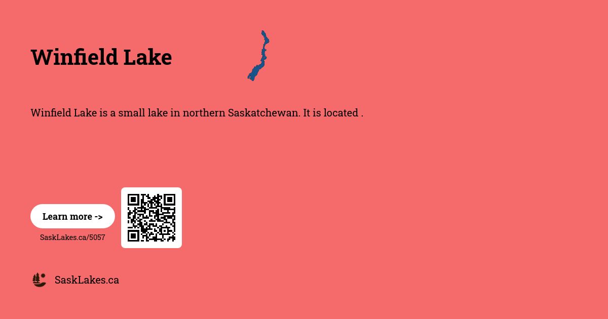 Winfield Lake - SaskLakes