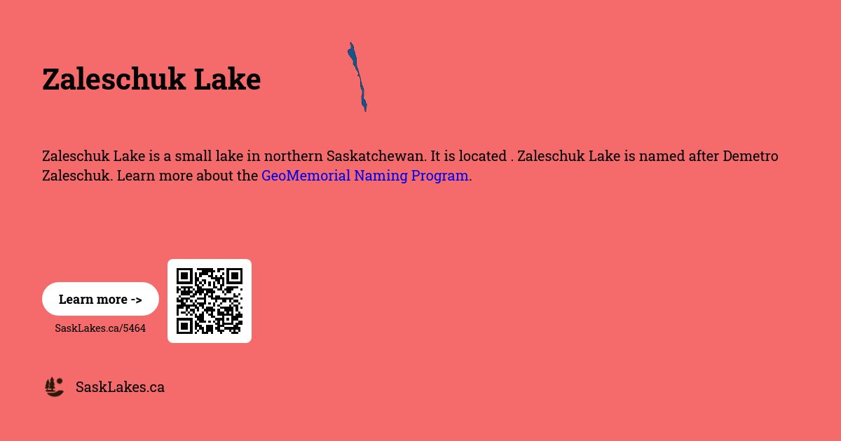 Zaleschuk Lake - SaskLakes
