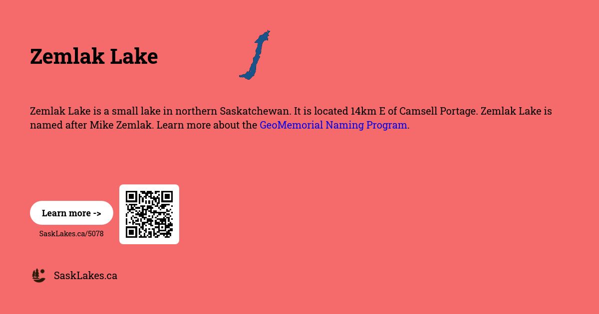 Zemlak Lake - SaskLakes
